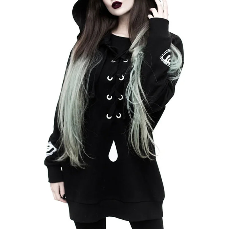 Gothic Hooded Jumper – Goth N' Rock