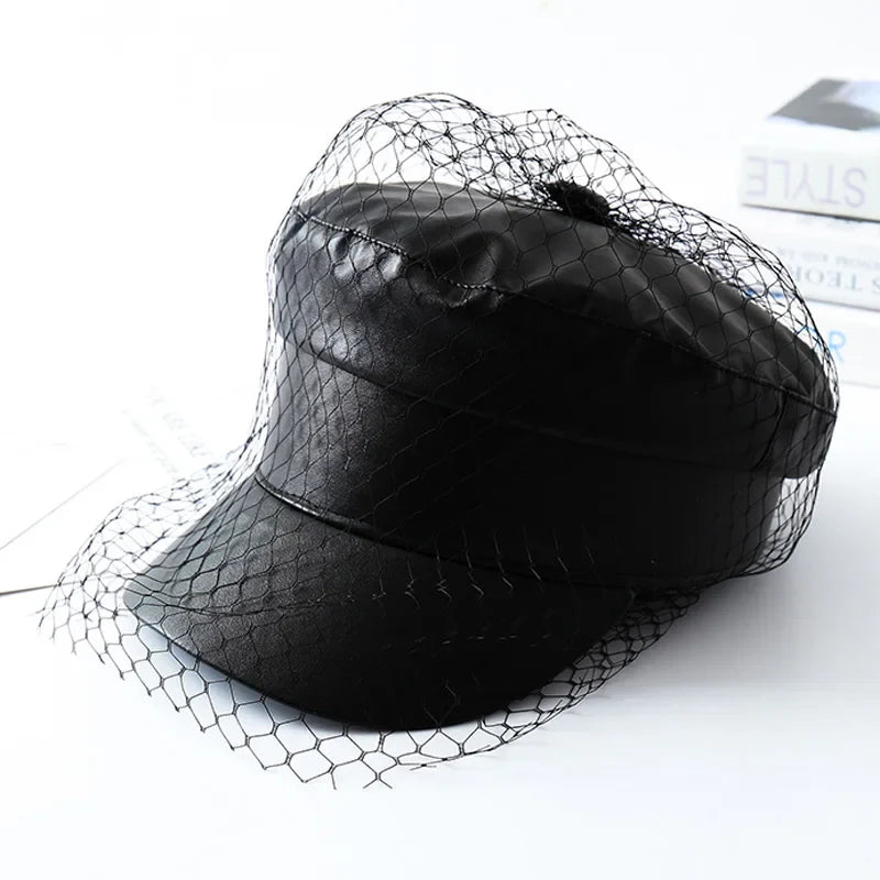 Leather Cap – Goth N' Rock