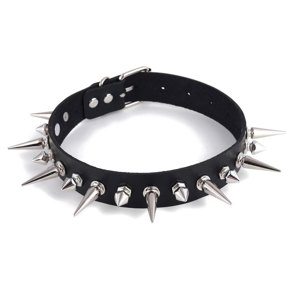 Emo Spike Choker – Goth N' Rock