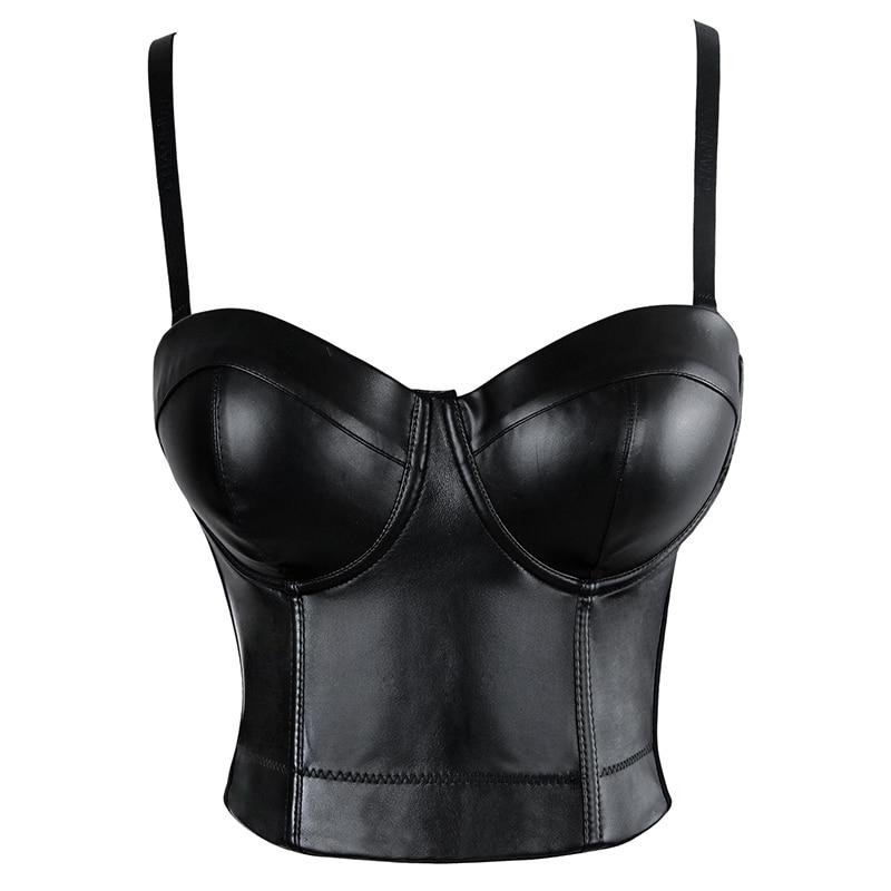 Leather Bra Top – Goth N' Rock