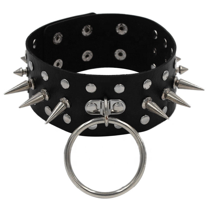 Spiked O-Ring Collar – Goth N' Rock