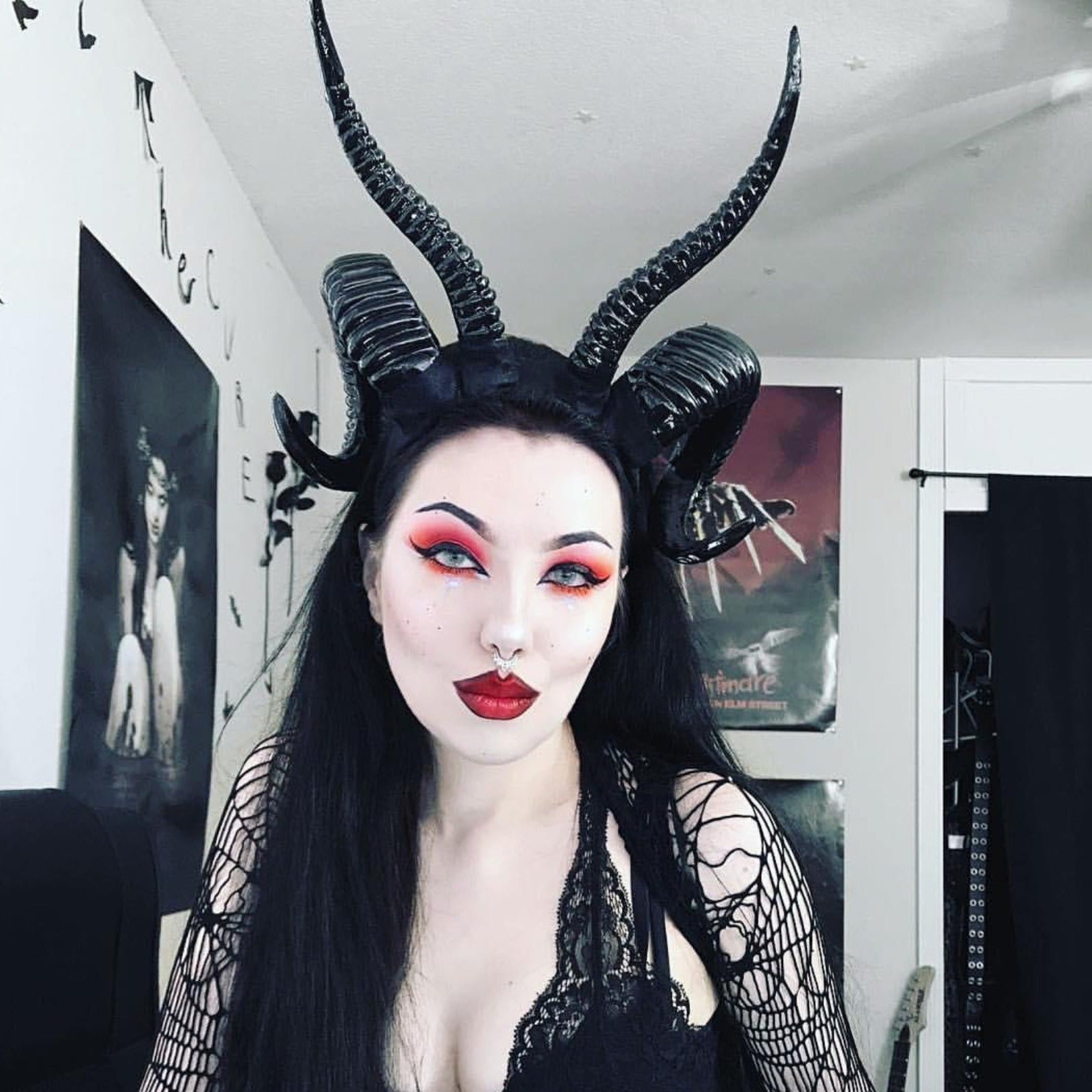 The Baphomet Horns | Edgy Gothic Accessories – Goth N' Rock