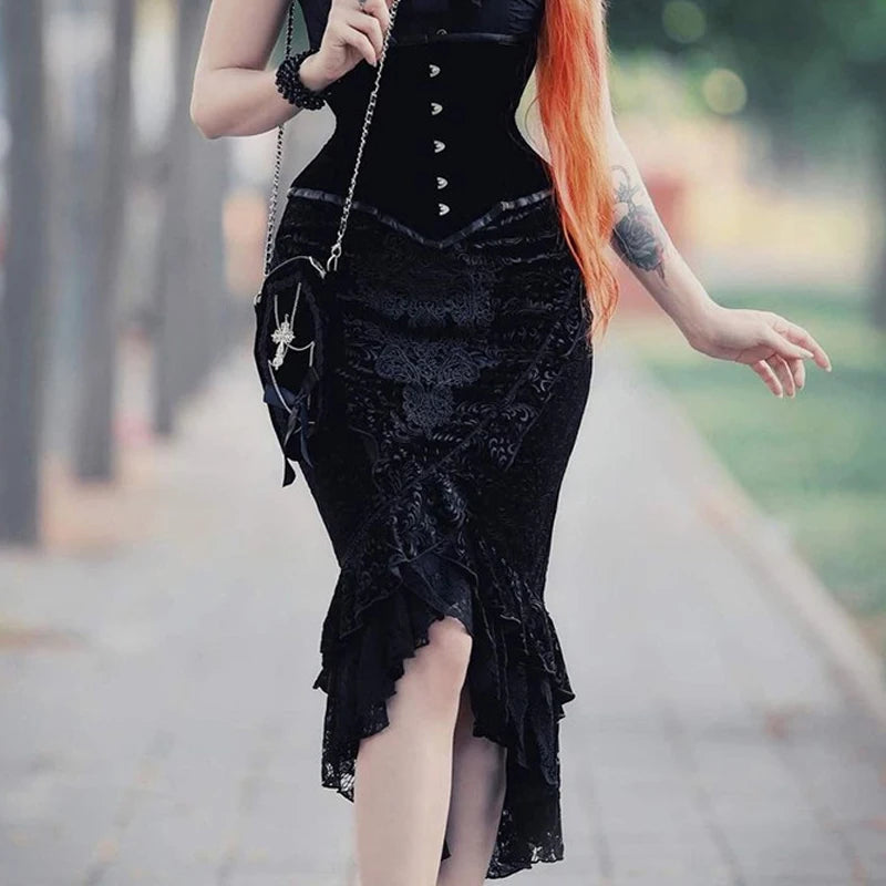 Gothic Vintage Skirt – Goth N' Rock