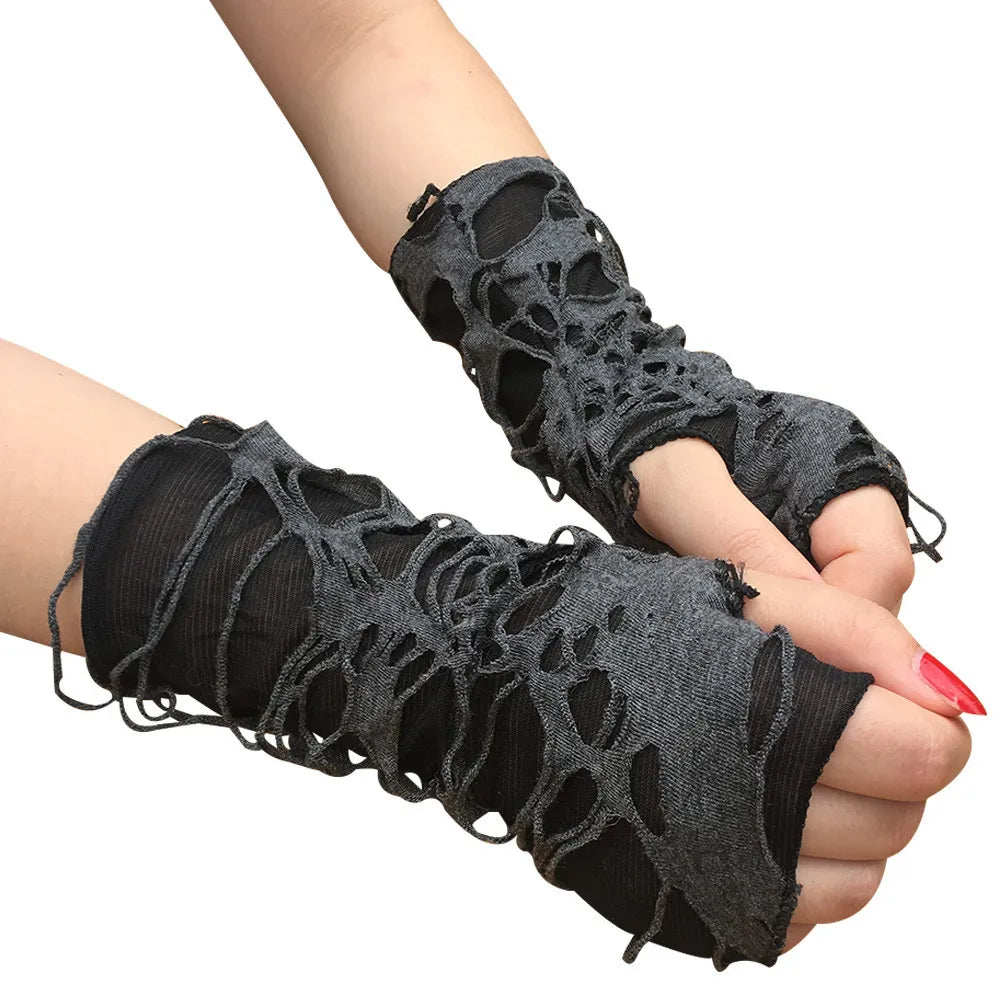 Gothic Fingerless Gloves – Goth N' Rock