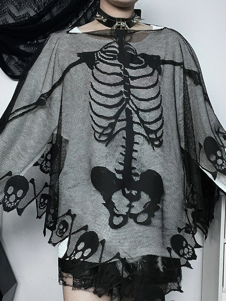 Women's Skull Cape – Goth N' Rock