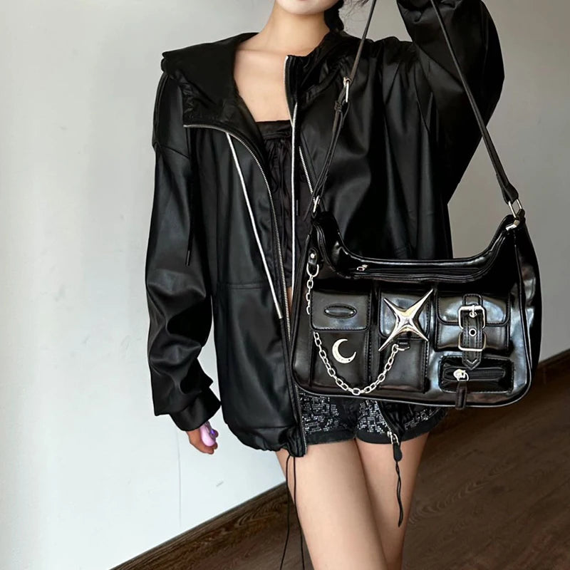 Women's Leather Handbag – Goth N' Rock