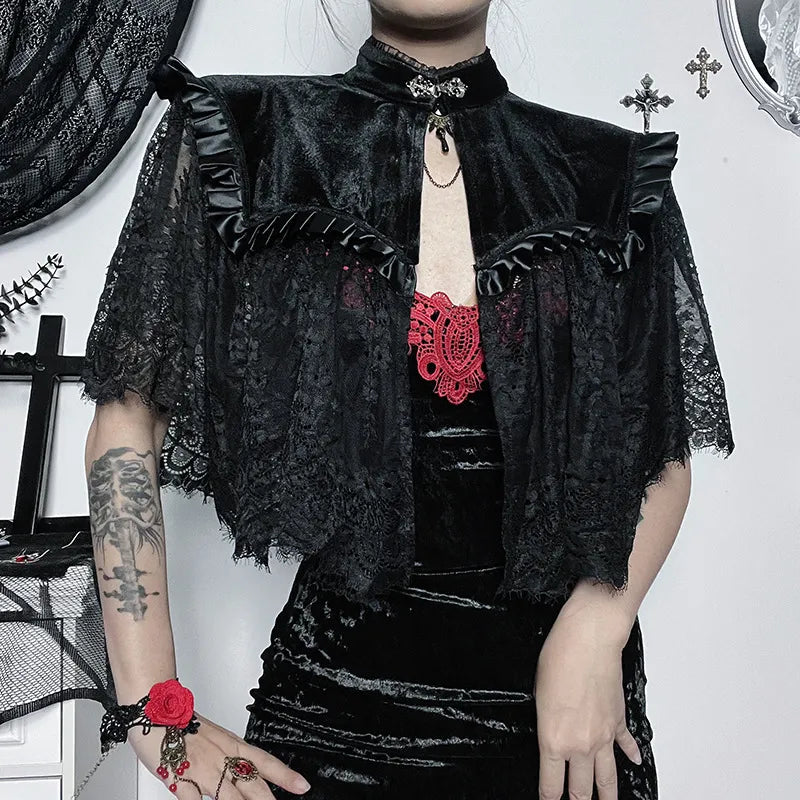 Gothic Short Cloak – Goth N' Rock