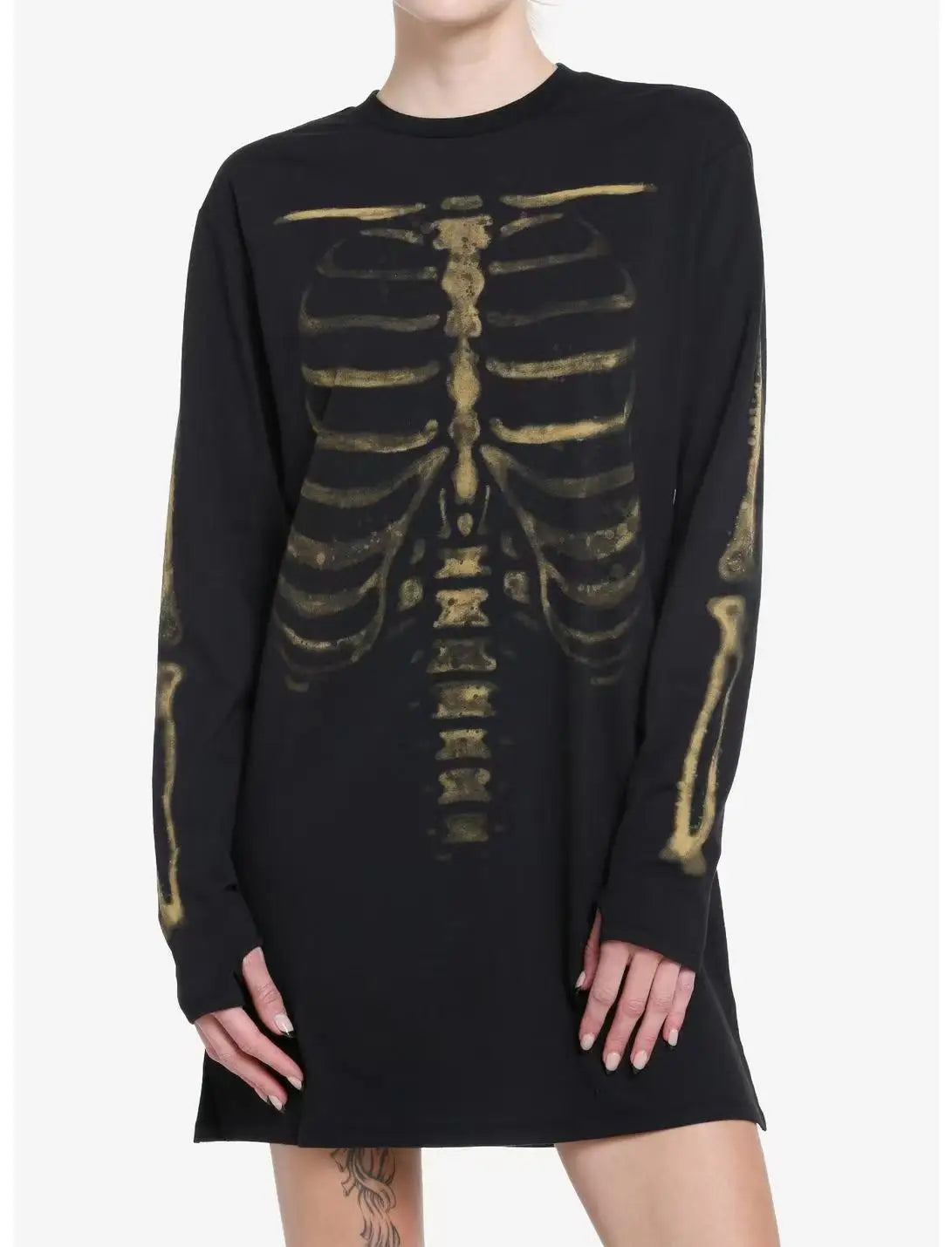 Women's Skeleton Dress – Goth N' Rock
