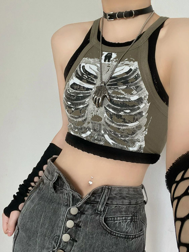 Women's Skeleton Top – Goth N' Rock