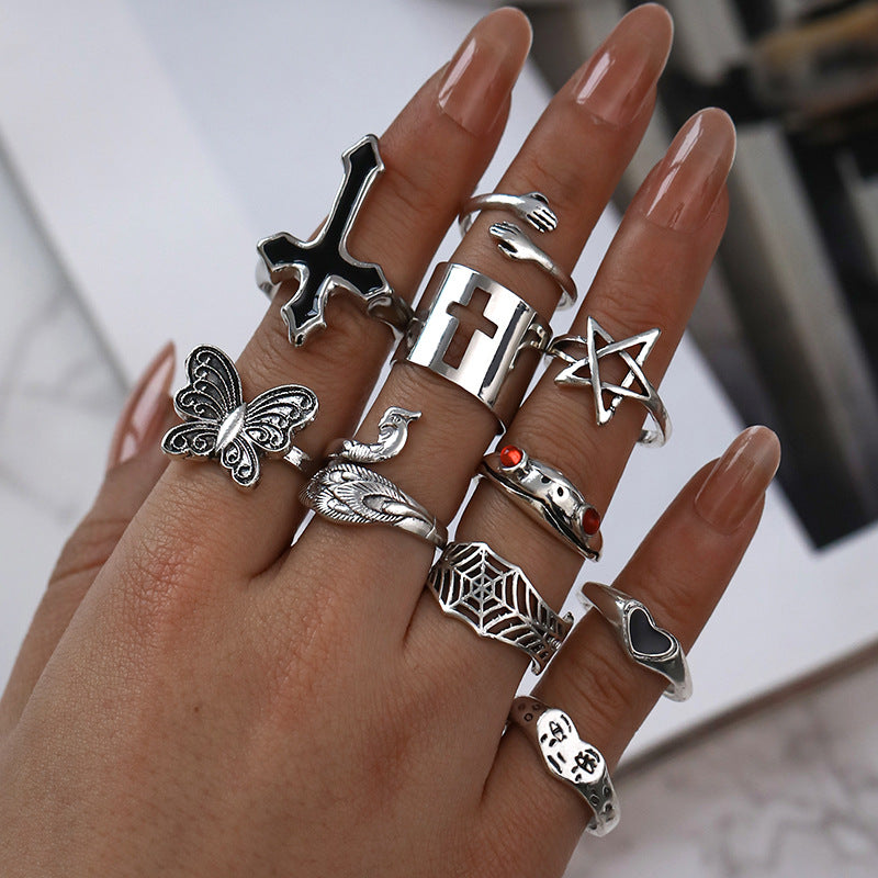 Gothic Ring Set – Goth N' Rock