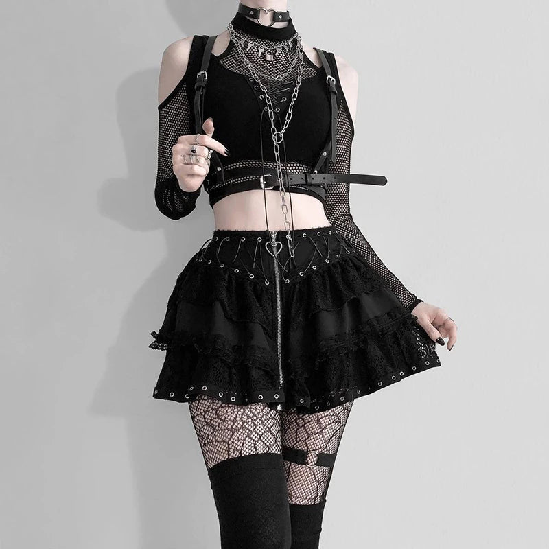 Mesh Crop Top – Goth N' Rock