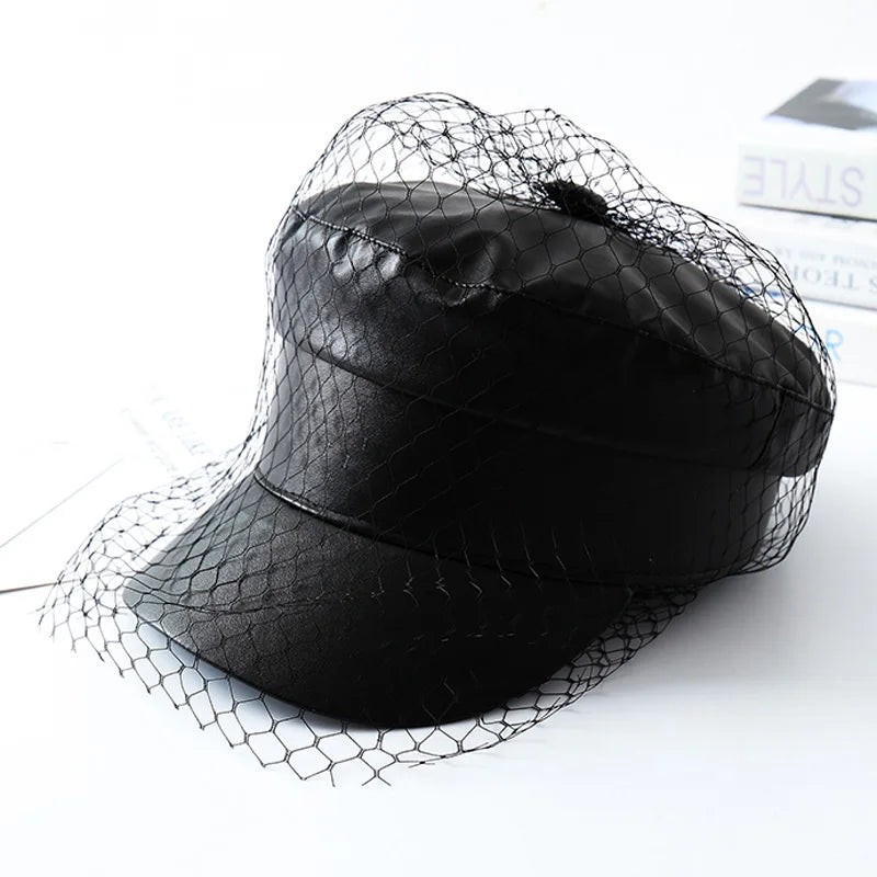 Leather Cap – Goth N' Rock