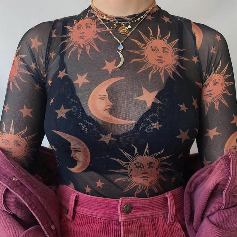 Women's Moon Top – Goth N' Rock