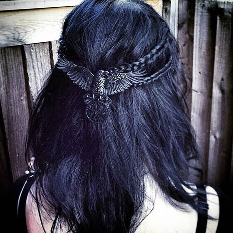 Gothic Crow Hair Clip – Goth N' Rock