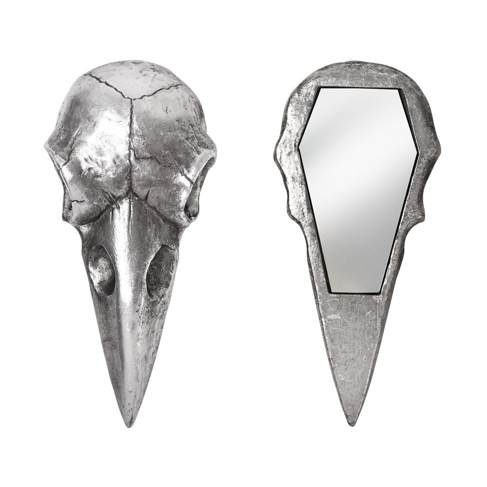 Raven Skull Hand Mirror – Goth N' Rock