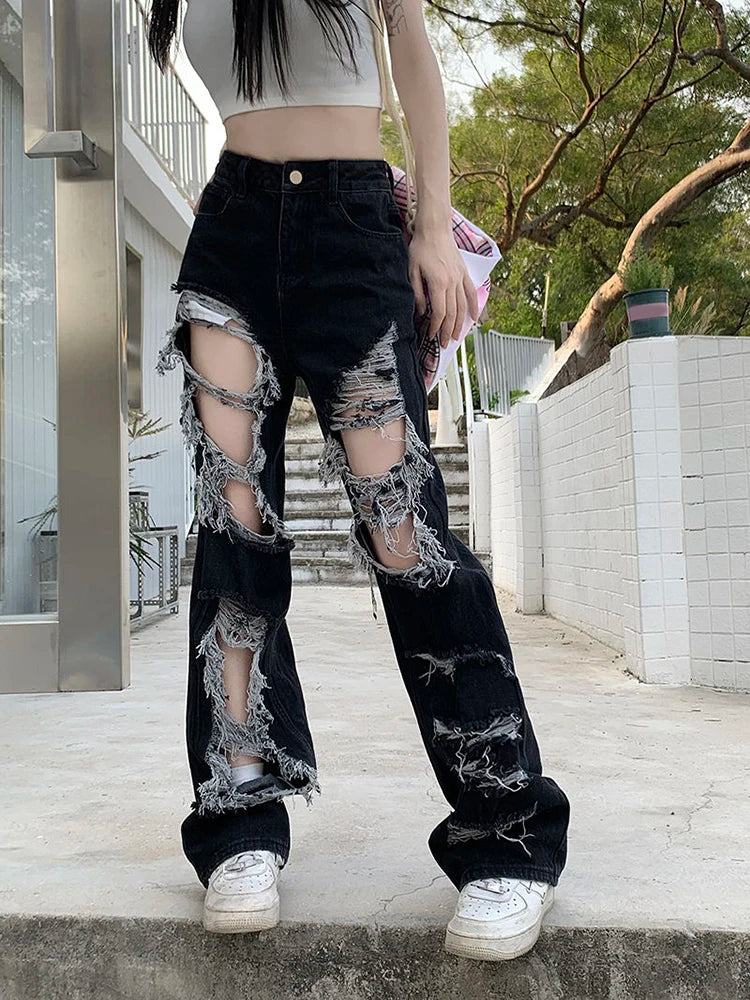 Women's Hip Hop Jeans – Goth N' Rock