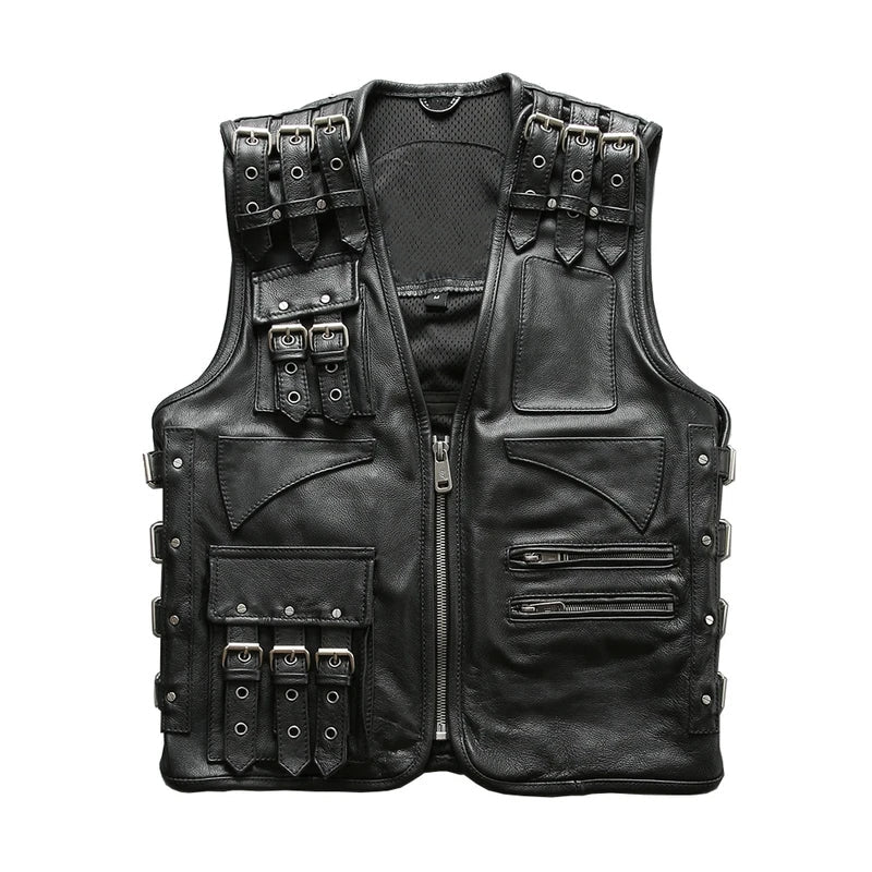 Men's Genuine Leather Vest – Goth N' Rock