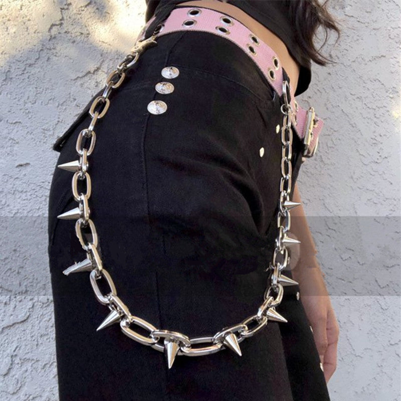 Spiked Wallet Chain – Goth N' Rock