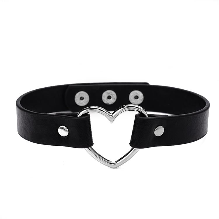 Skinny Heart Collar – Goth N' Rock
