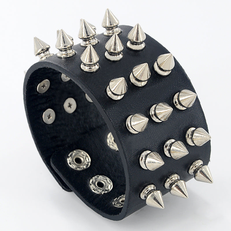 Metal Studded Wristband – Goth N' Rock