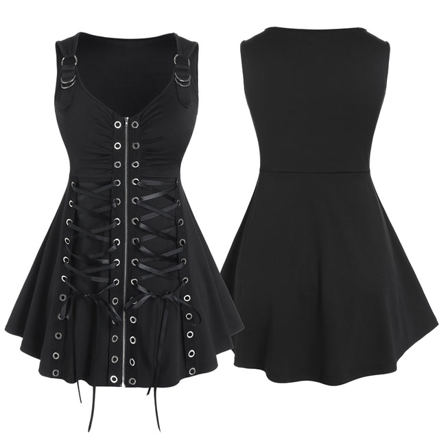 Gothic Buckle Dress – Goth N' Rock